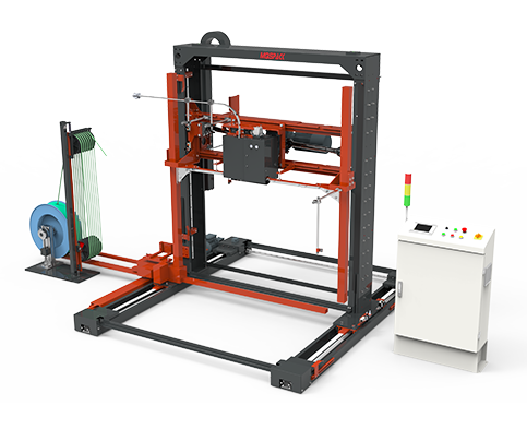 Top strapping machine with Lance_MQSPACK
